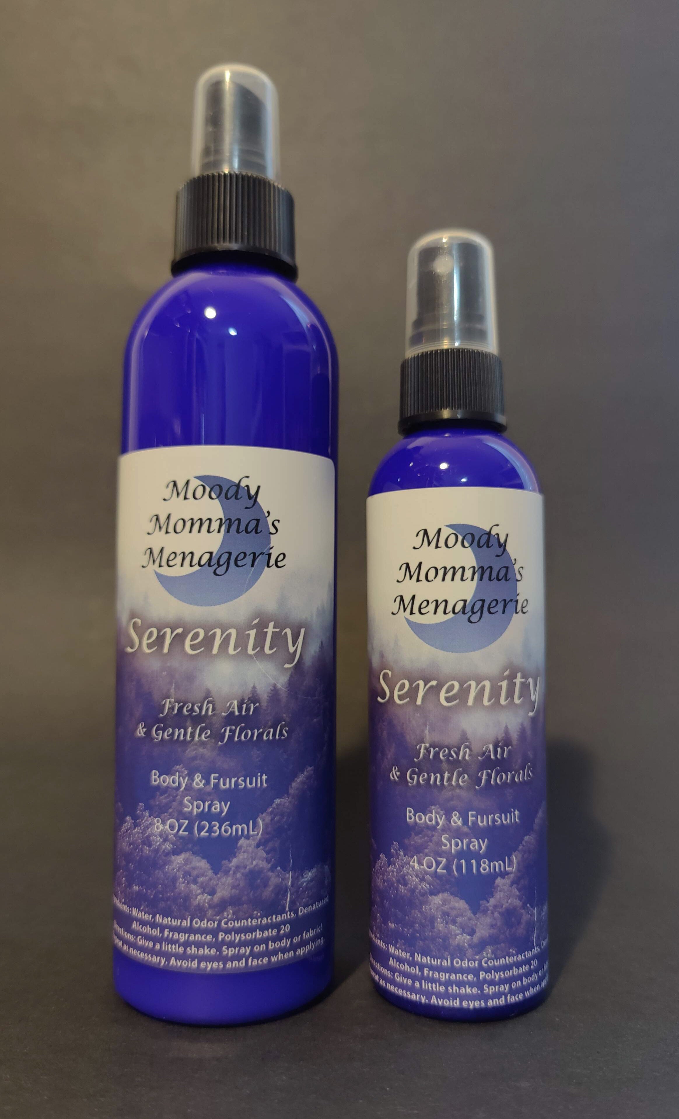 Serenity Body & Fursuit Spray | Moody Momma's Menagerie